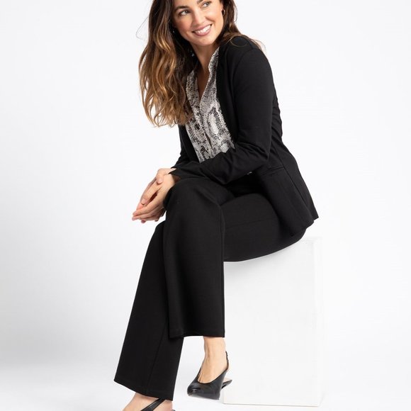 Betabrand | Pants & Jumpsuits | Betabrand Black Dress Pant Yoga Pants ...